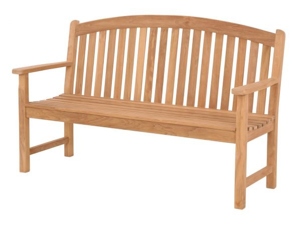 BOW BACK BENCH 150 CM - Indonesia Teak Garden Furniture Manufacturer