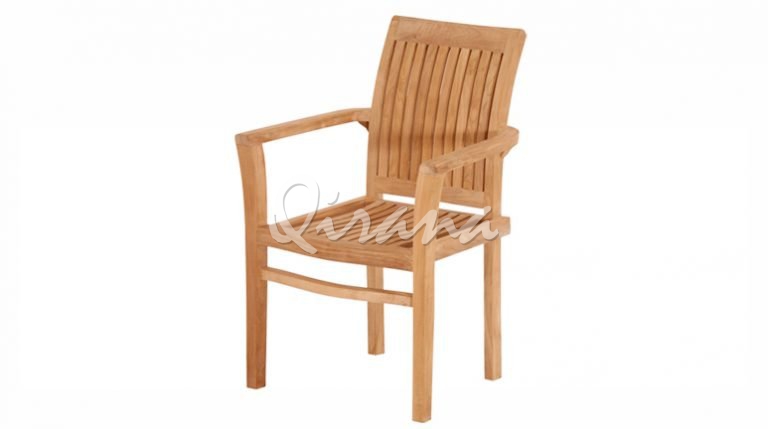 JEPARA STACKING CHAIR - Indonesia Teak Garden Furniture Manufacturer