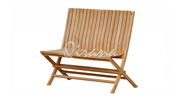 BOW BACK BENCH 120 CM - Indonesia Teak Garden Furniture Manufacturer