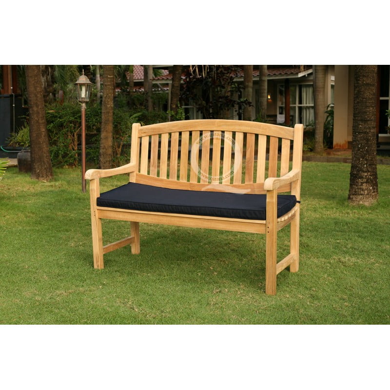 OVAL BENCH 120 CM - Indonesia Teak Garden Furniture Manufacturer