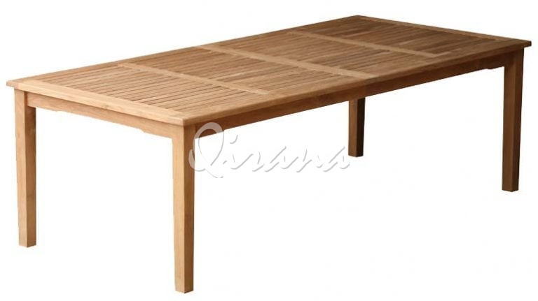 RECTA FIXED TABLE 100X240X75 CM - Indonesia Teak Garden Furniture ...