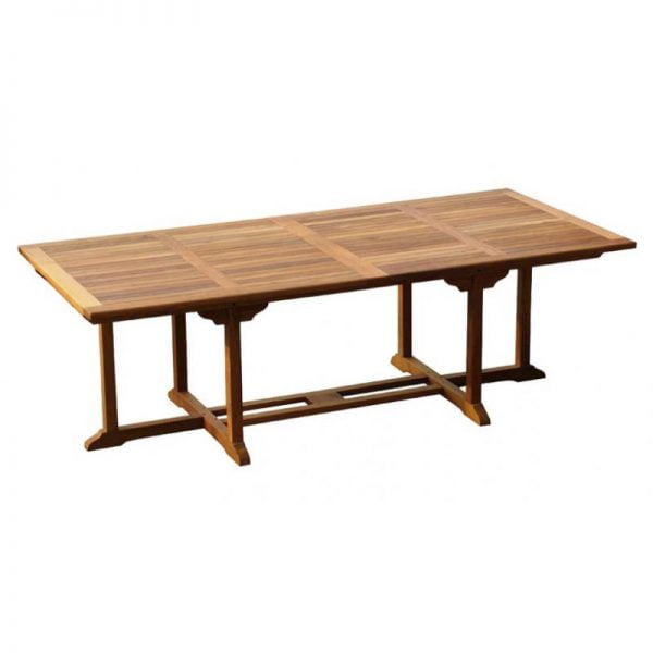 RECTA PEDESTAL TABLE 100X240X75 CM ( 6 LEGS ) - Indonesia Teak Garden ...