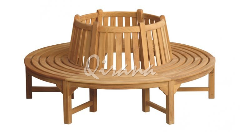 ROUND TREE BENCH - Indonesia Teak Garden Furniture Manufacturer