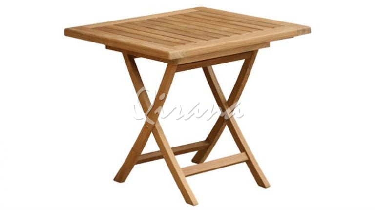 SQUARE FOLDING TABLE 80 CM - Indonesia Teak Garden Furniture Manufacturer