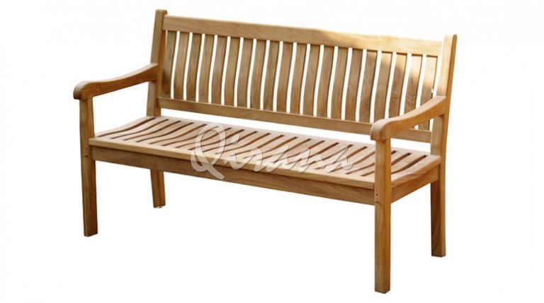 BOW BACK BENCH 120 CM - Indonesia Teak Garden Furniture Manufacturer
